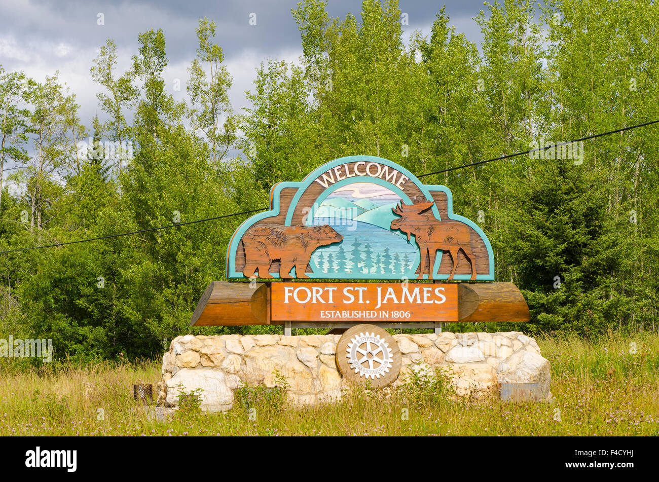 Fort Saint James, British Columbia, Canada Stock Photo - Alamy