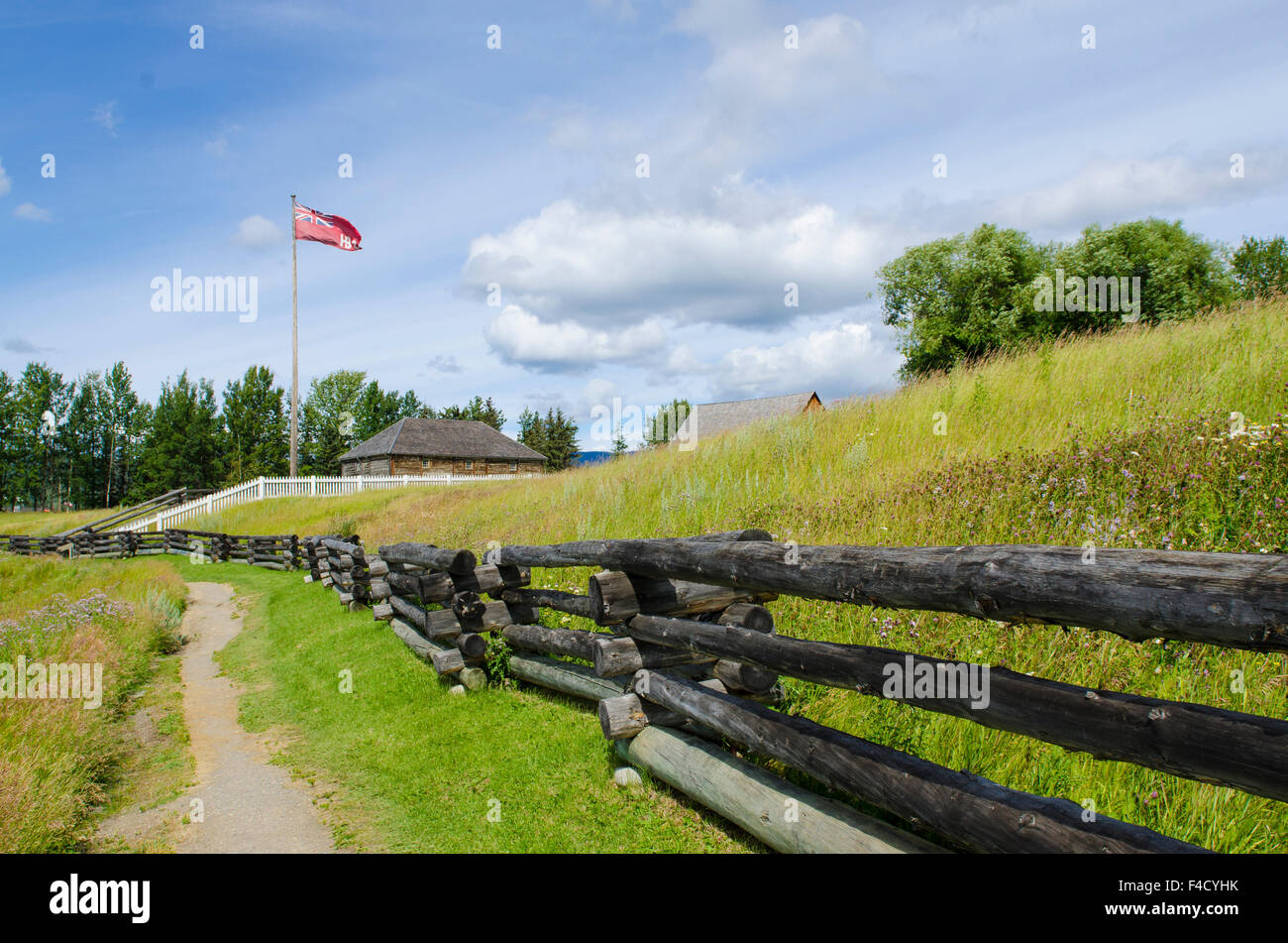 Fort Saint James National Historic Site, British Columbia, Canada Stock ...