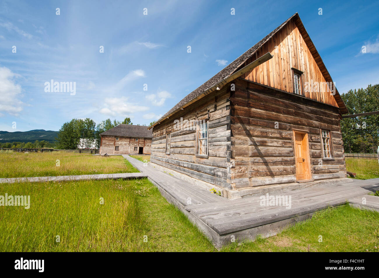 Fort Saint James National Historic Site, British Columbia, Canada Stock ...