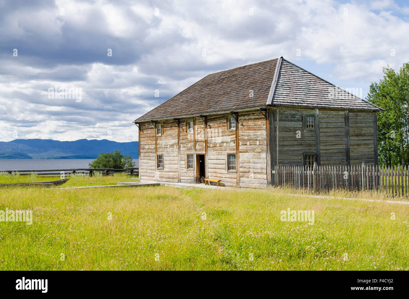 Fort Saint James National Historic Site, British Columbia, Canada Stock ...