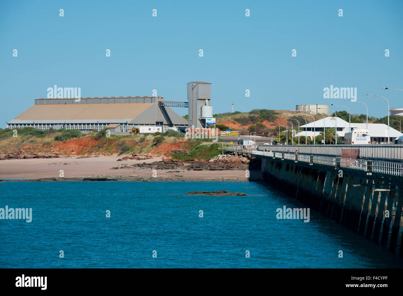 Australia, Broome. Cruise ship and port area dock. (Large format sizes ...