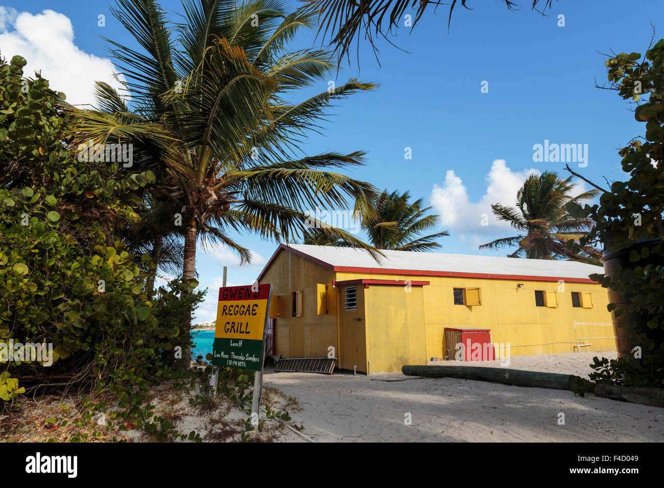 Gwen's reggae grill anguilla hi-res stock photography and images - Alamy