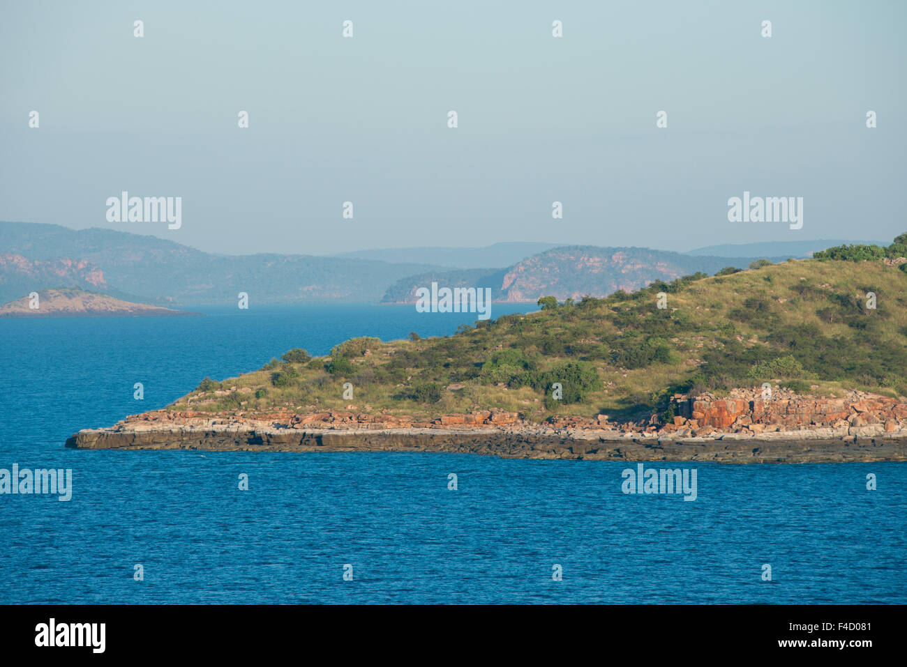 Australia, Kimberly Coast. Indian Ocean view of the uninhabited remote ...