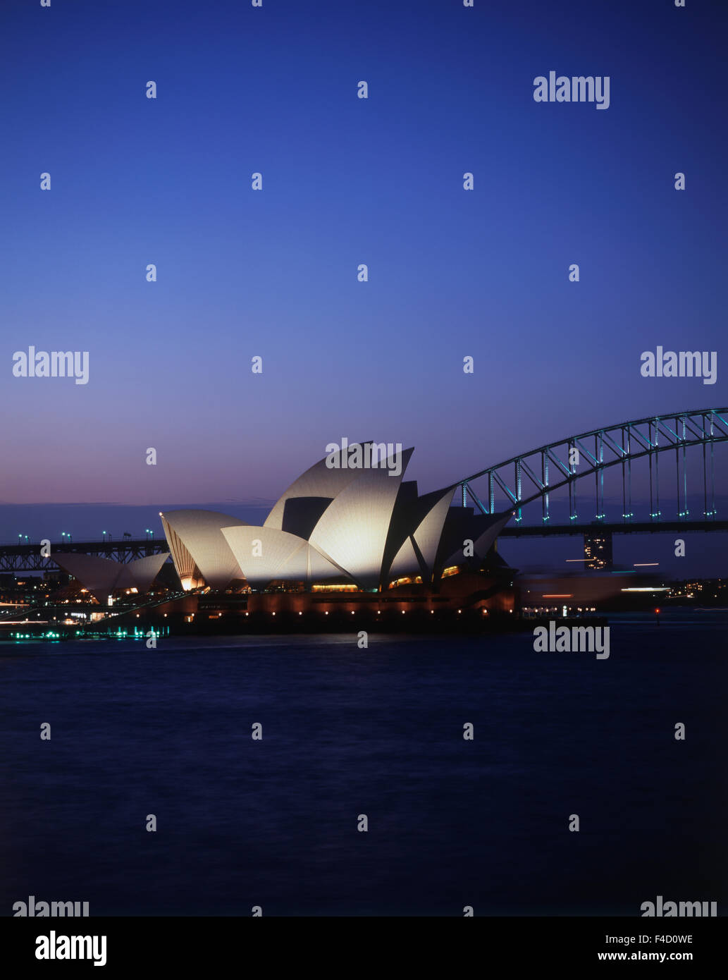 Australia, Sydney, New South Wales. Sydney Opera House. (Large format ...