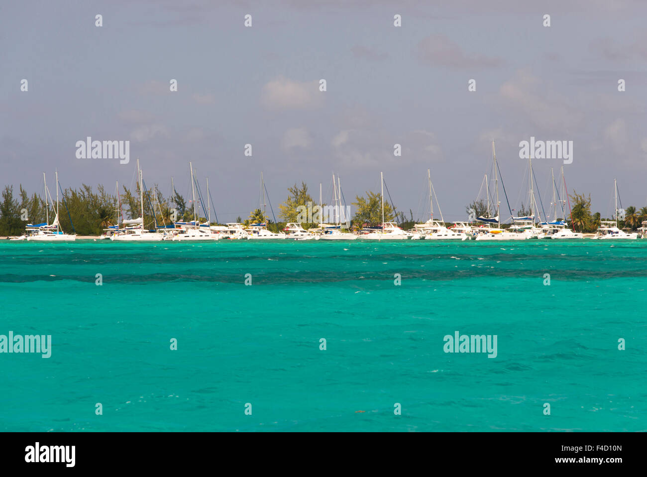 BVI, Anegada, shallow channel and treacherous reefs make approach ...