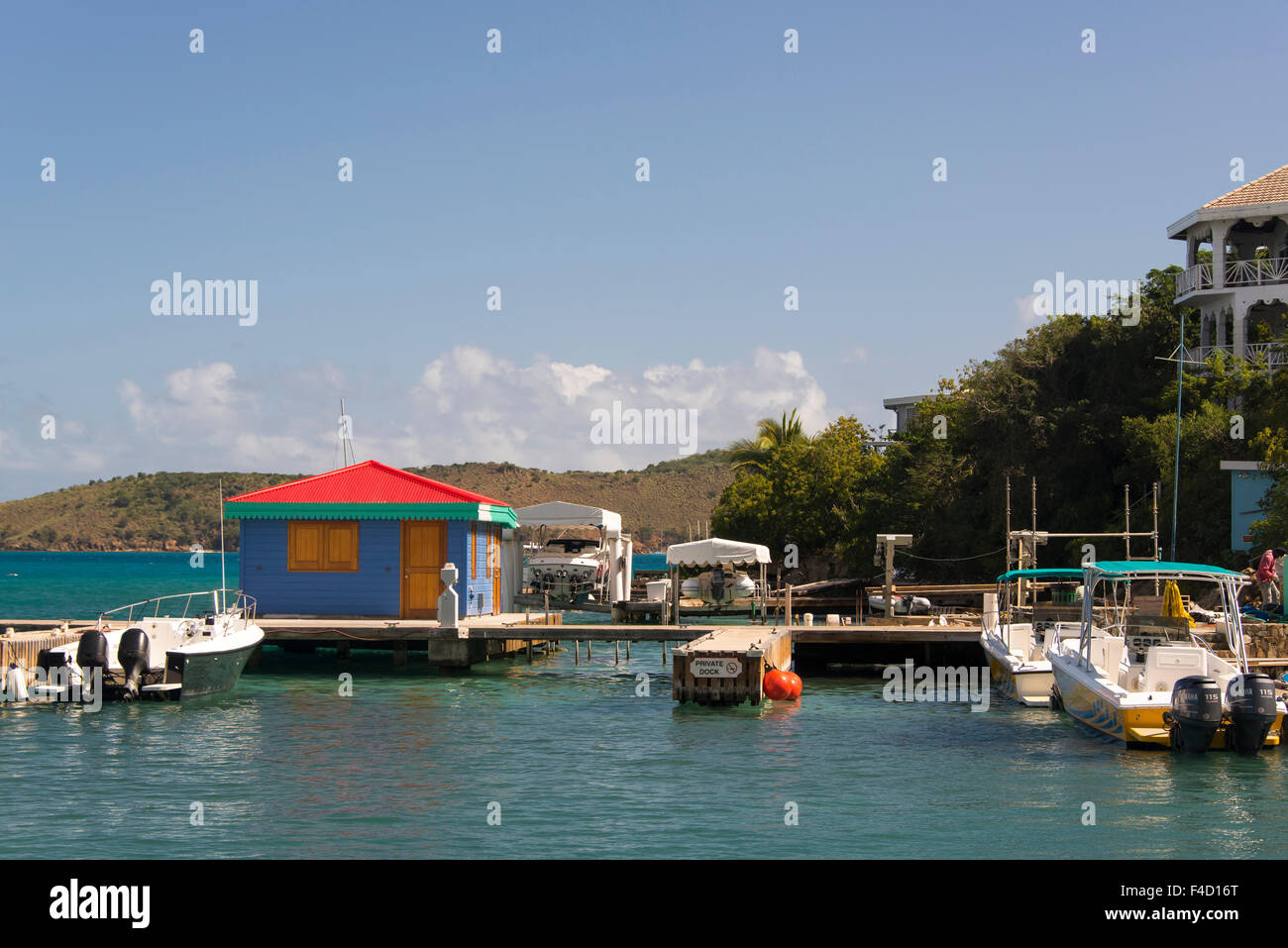BVI, Virgin Gorda Sound, Leverick Bay. Popular bareboating destination ...