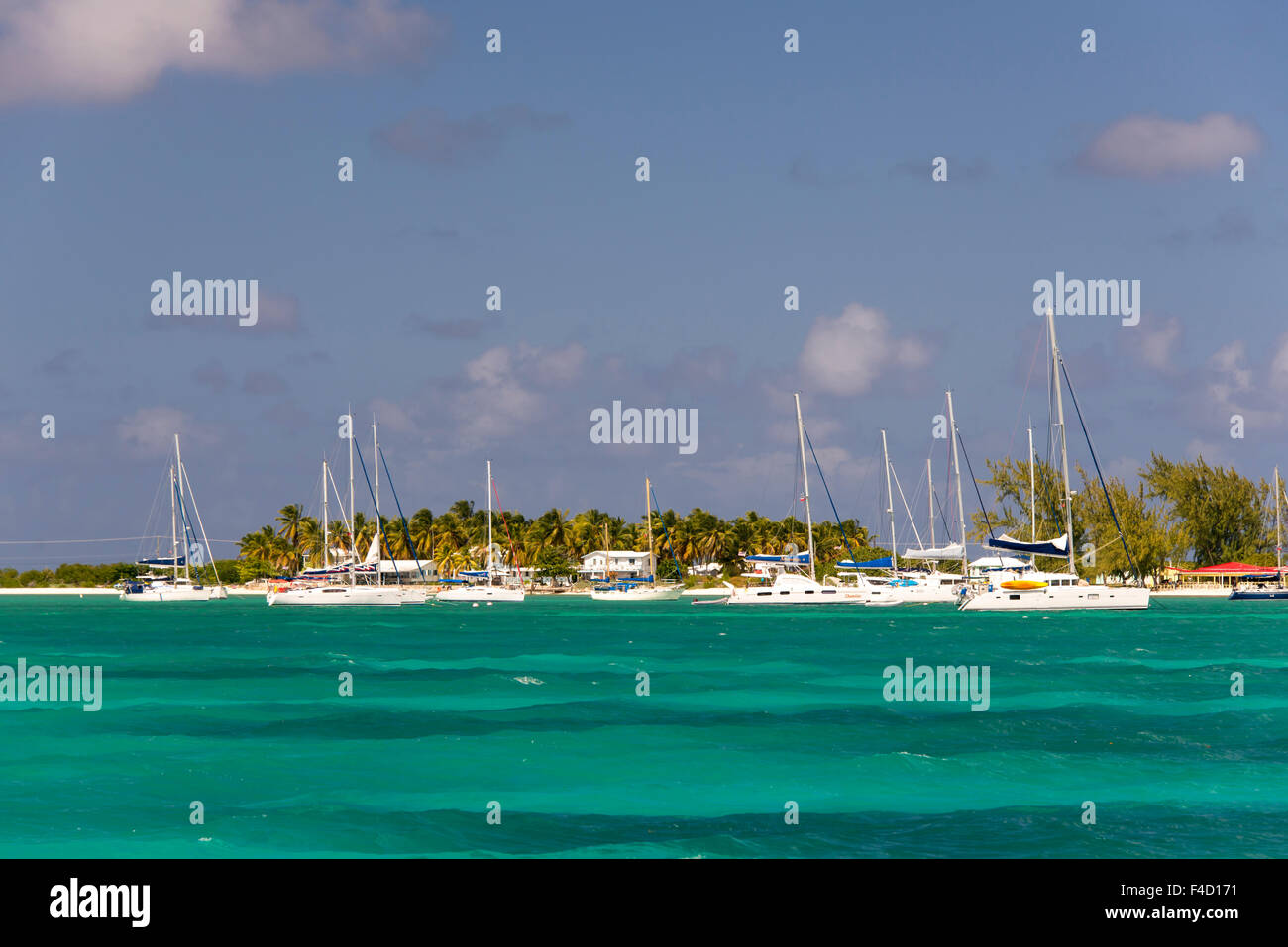 BVI, Anegada, shallow channel and treacherous reefs make approach ...