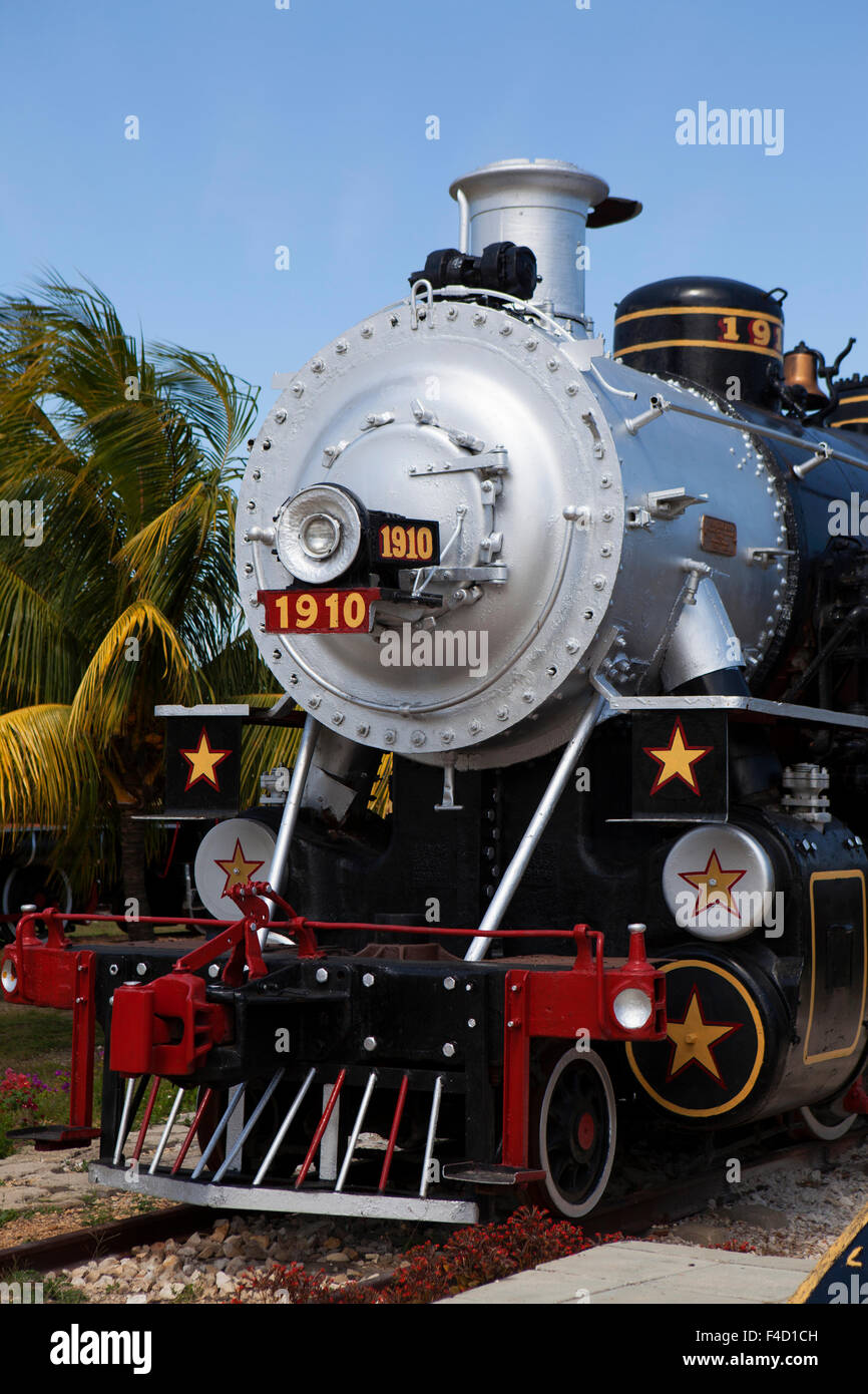 Cuba, Remedios. Steam Locomotive at the Museum of Sugar Industry and ...