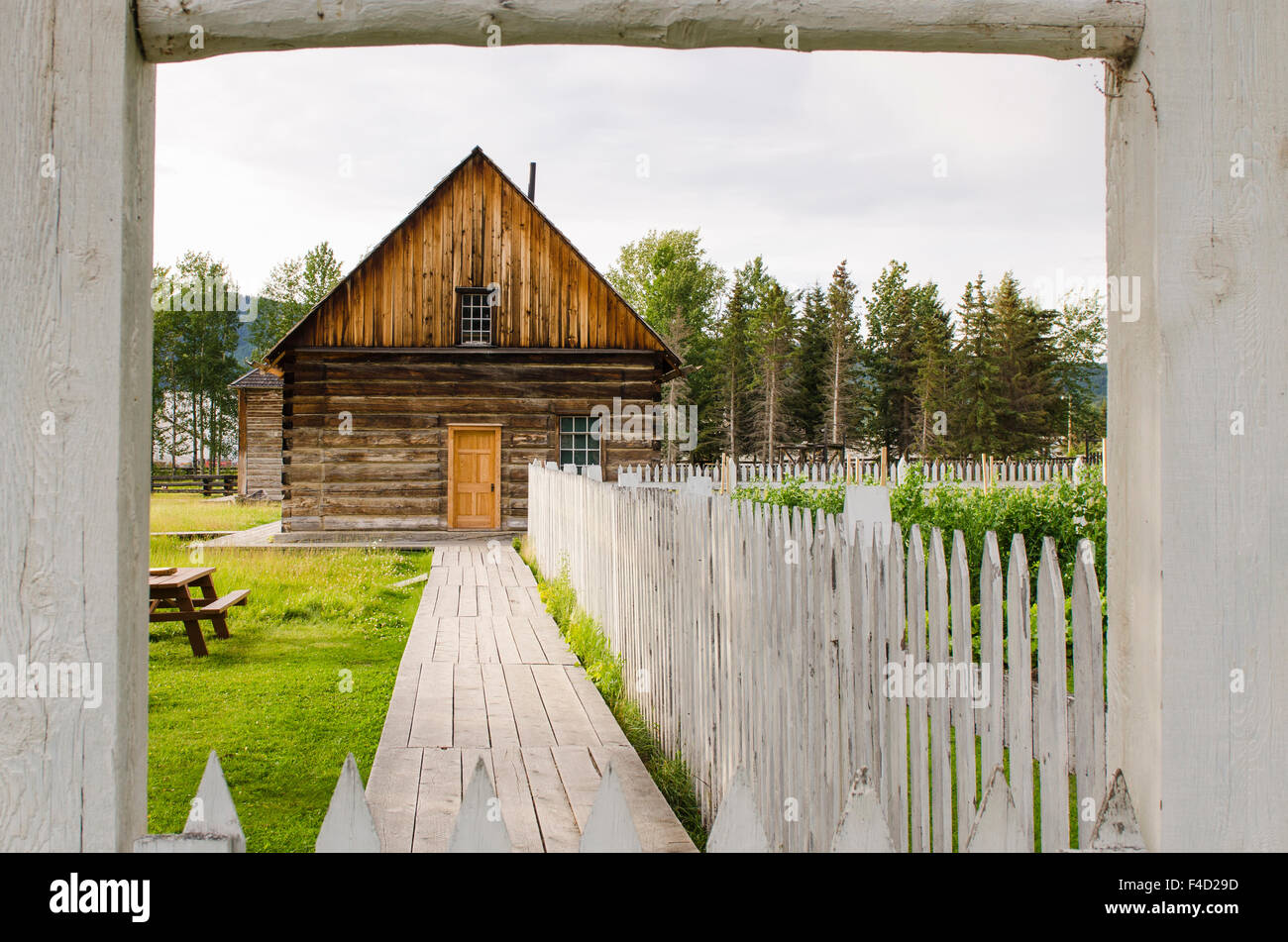 Fort Saint James National Historic Site, British Columbia, Canada Stock ...