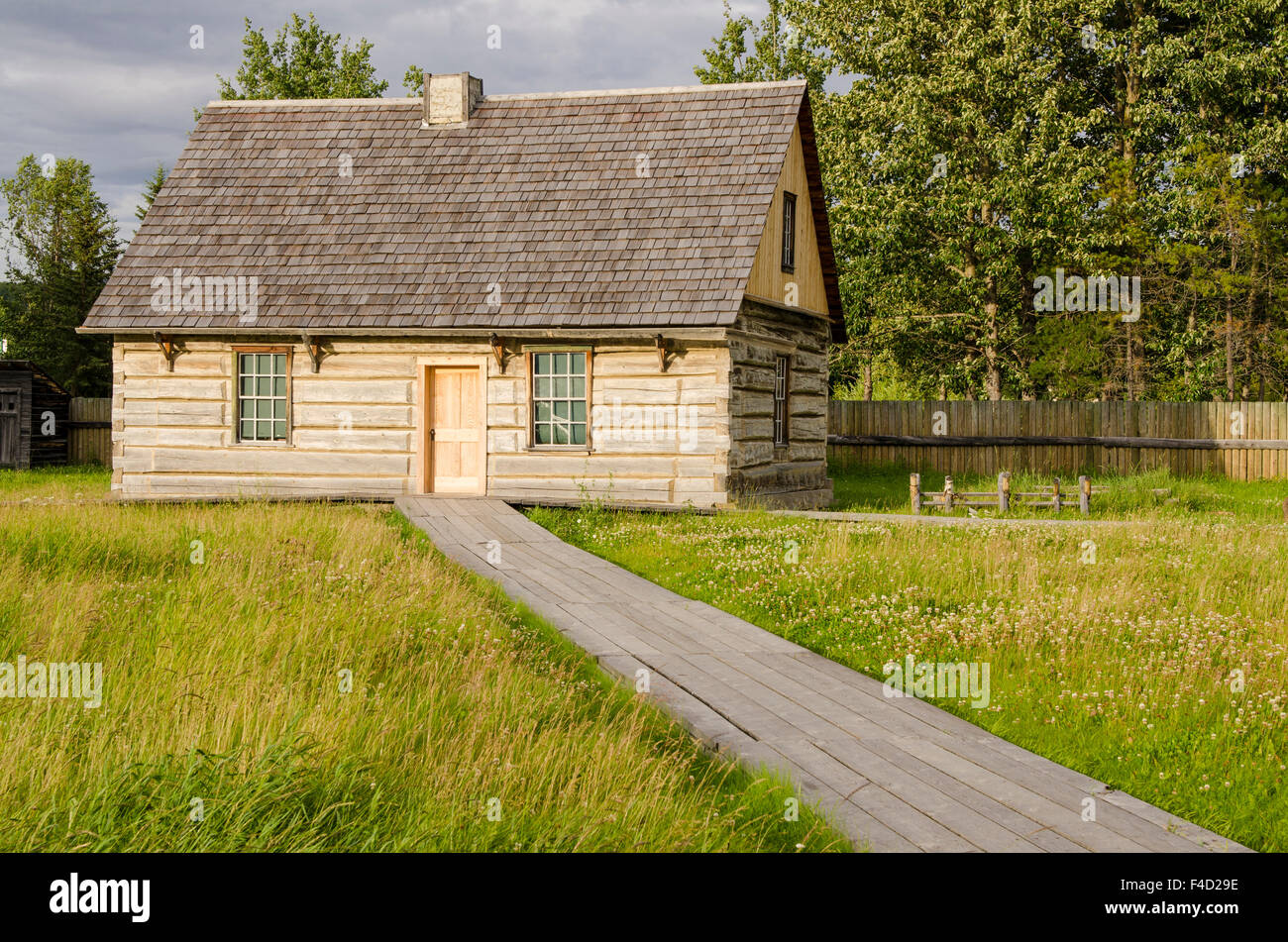 Fort Saint James National Historic Site, British Columbia, Canada Stock ...