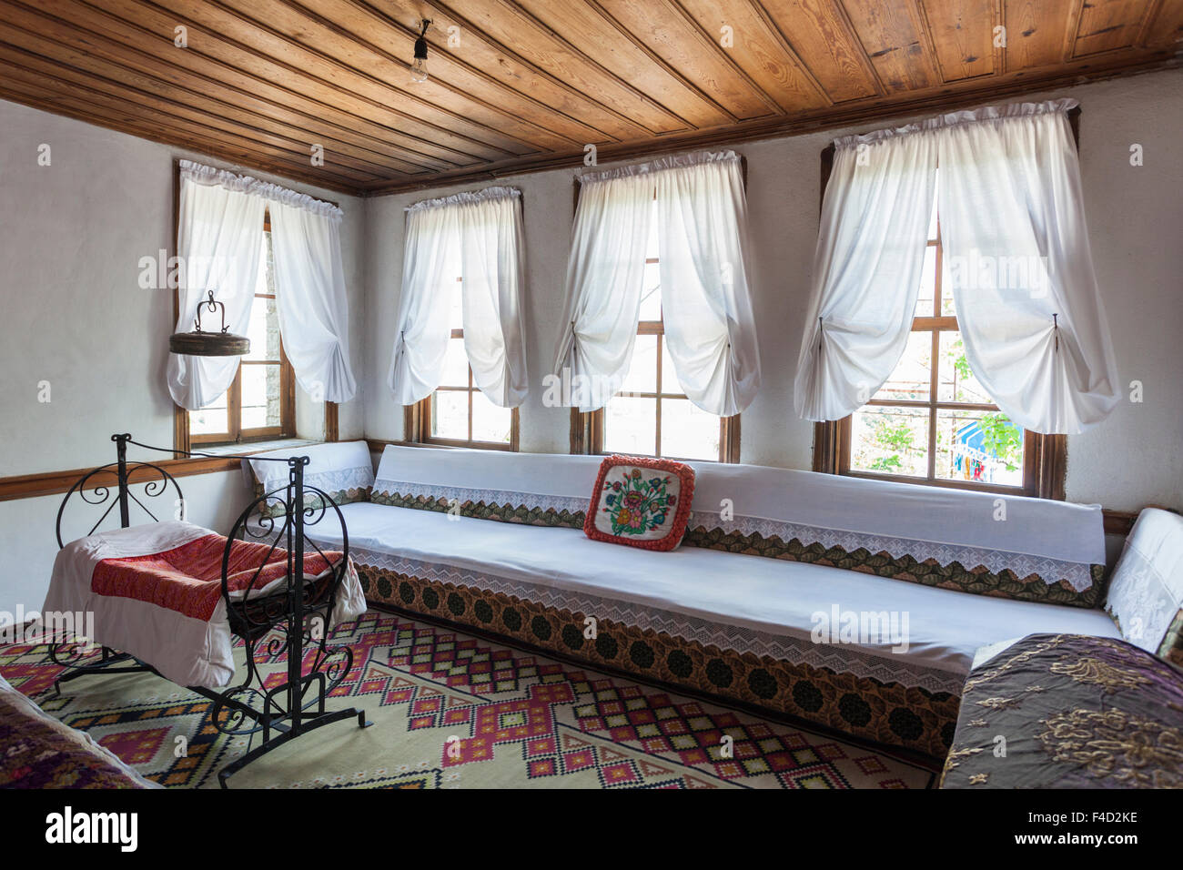 Albania, Gjirokastra, Ethnographic Museum, birthplace of Communist ...