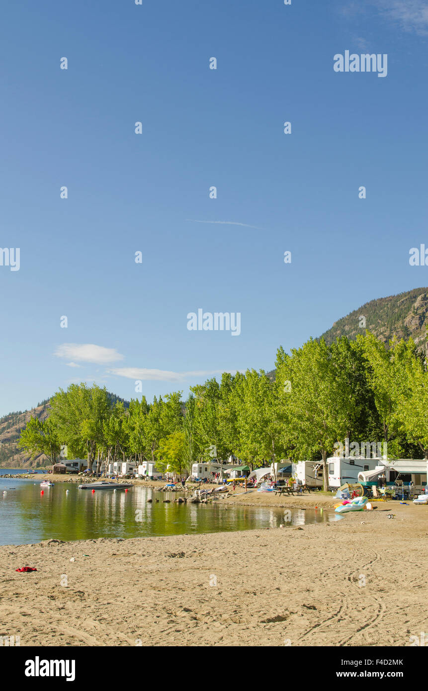 Wright's Beach Camp on Skaha Lake, Penticton, British Columbia, Canada ...