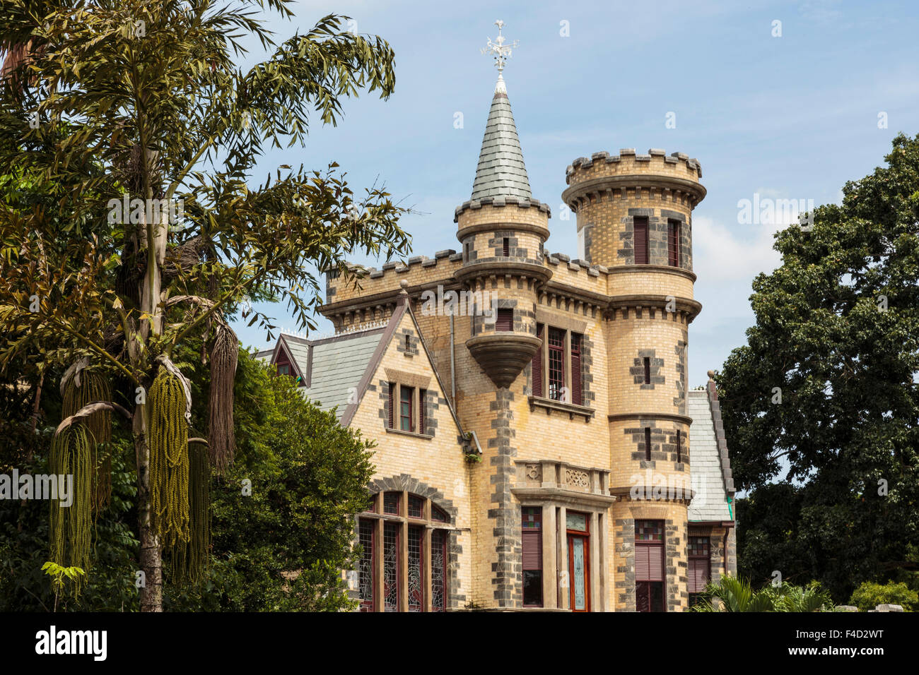 South America, Trinidad, Port of Spain. Stollmeyer's Castle Stock Photo ... South America, Trinidad, Port of Spain. Stollmeyer's Castle Stock Photo ...