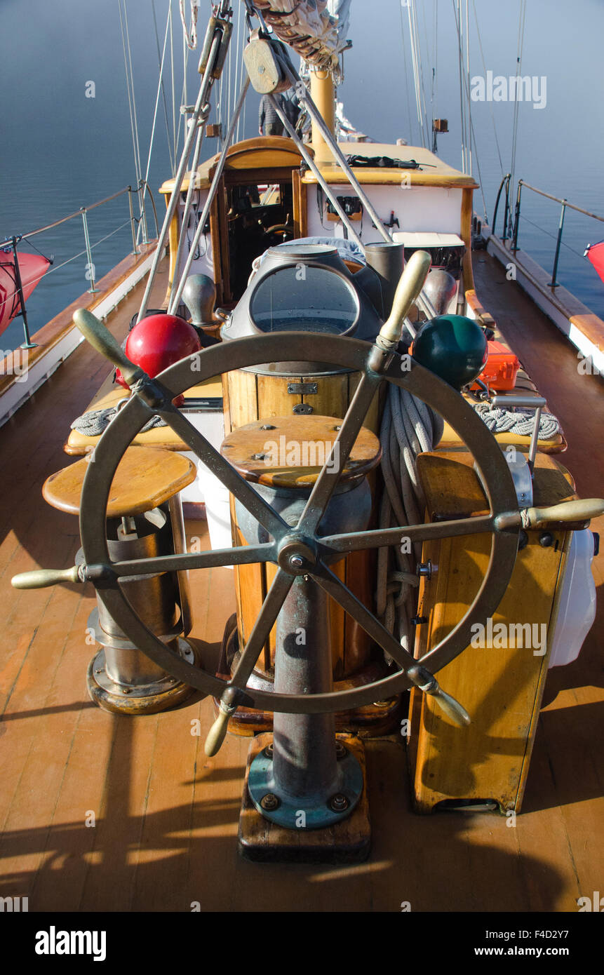 SV Maple Leaf, Gulf Islands, British Columbia, Canada Stock Photo - Alamy