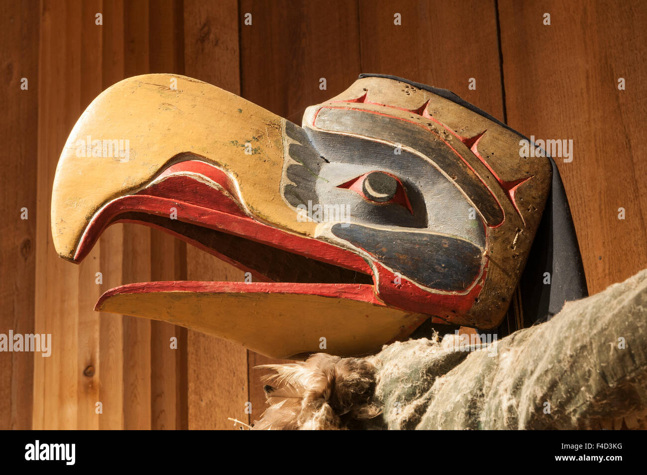 First Nation ceremonial masks at the U'Mista Cultural Centre, Alert Bay ...