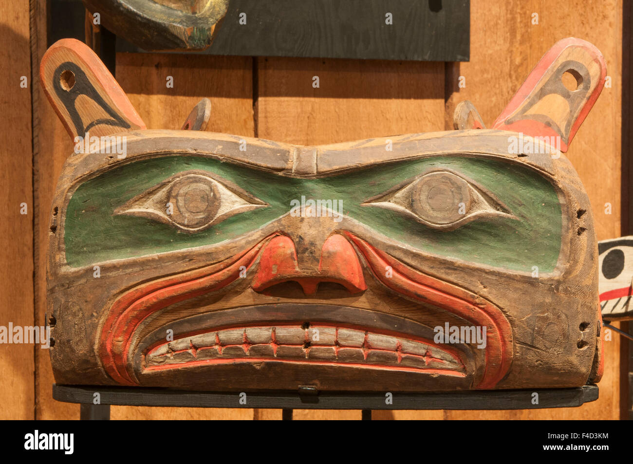 First Nation ceremonial masks at the U'Mista Cultural Centre, Alert Bay ...
