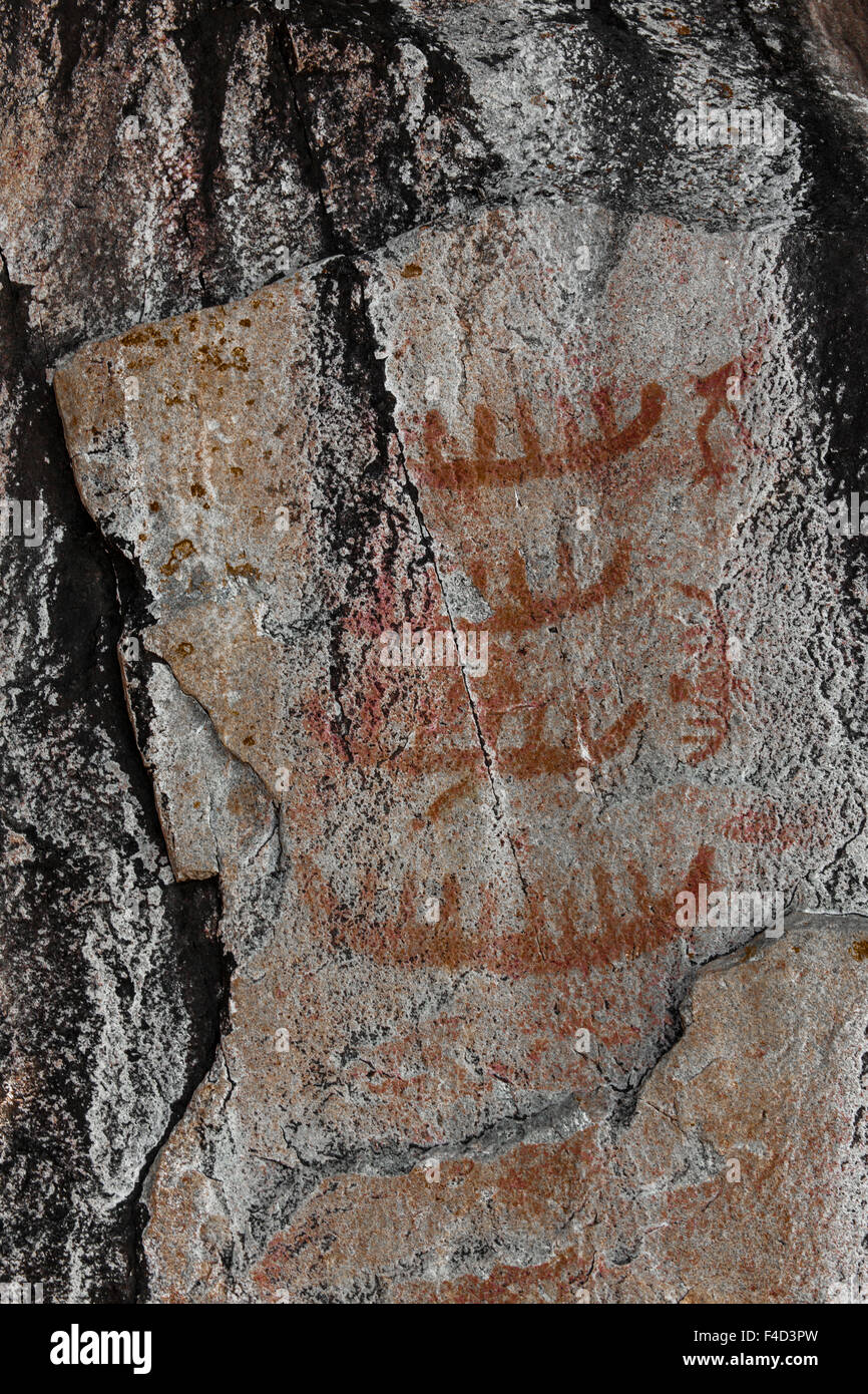 Agawa rock pictographs hi-res stock photography and images - Alamy