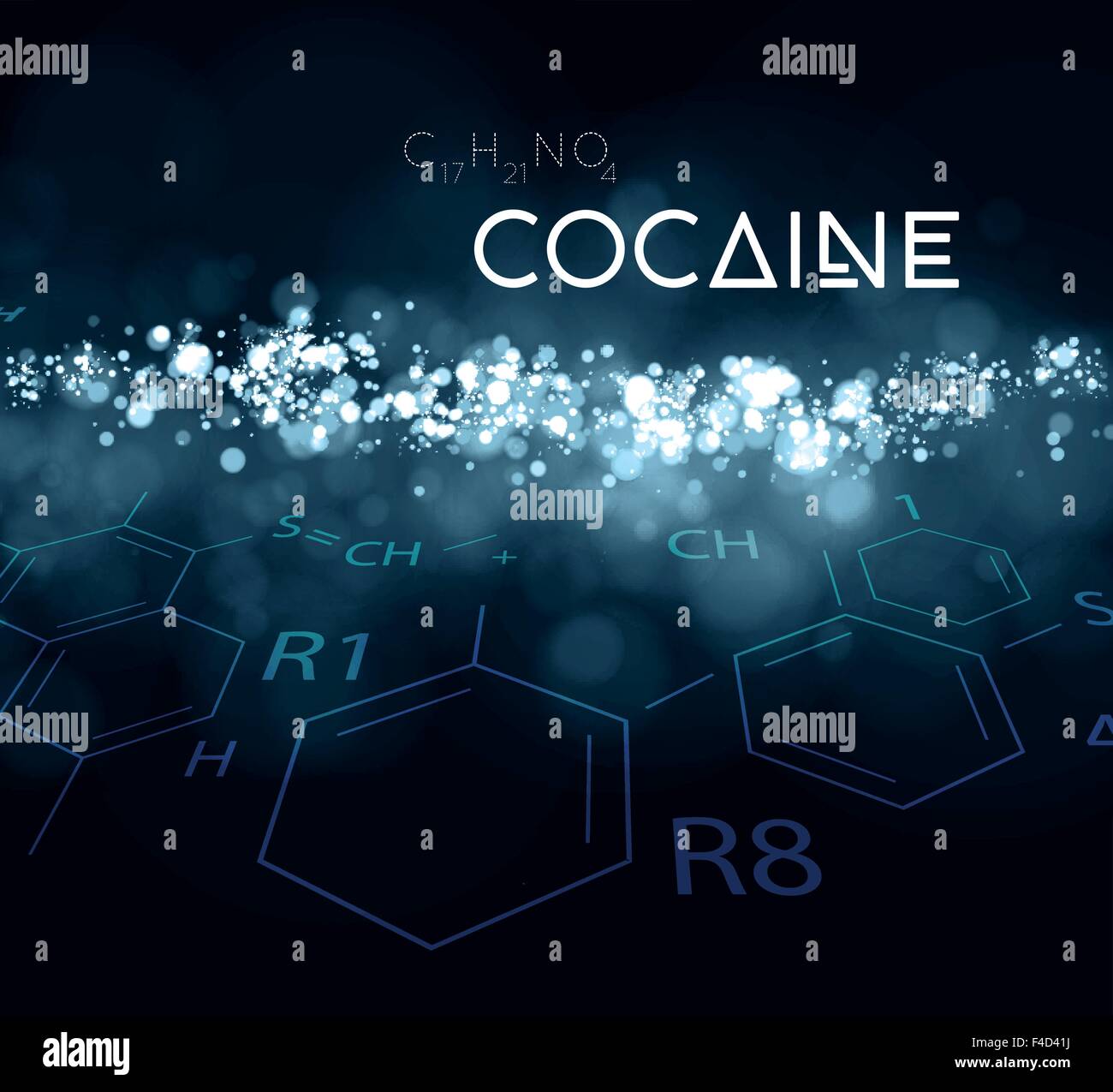 Crack cocaine heroin Stock Vector Images - Alamy