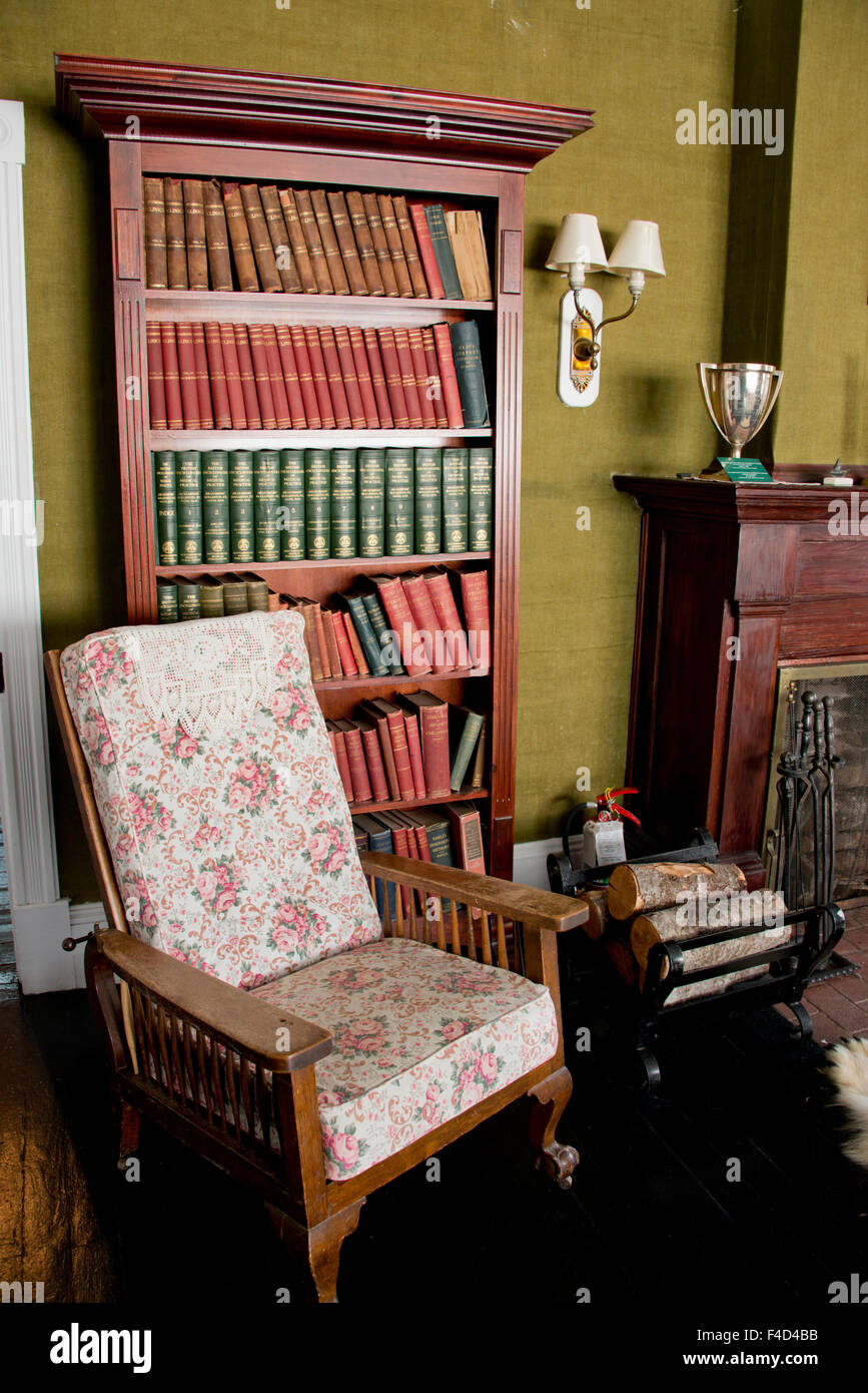 Canada, Newfoundland, St. Anthony. Grenfell House Museum, inside ...