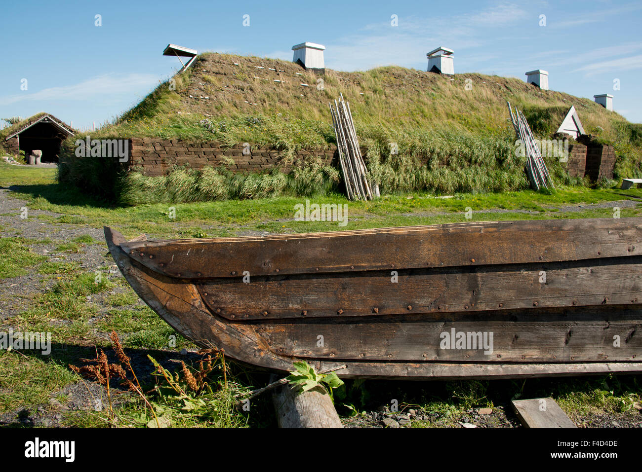 Canada, Newfoundland, L'Anse aux Meadows National Historic Site. Only ...