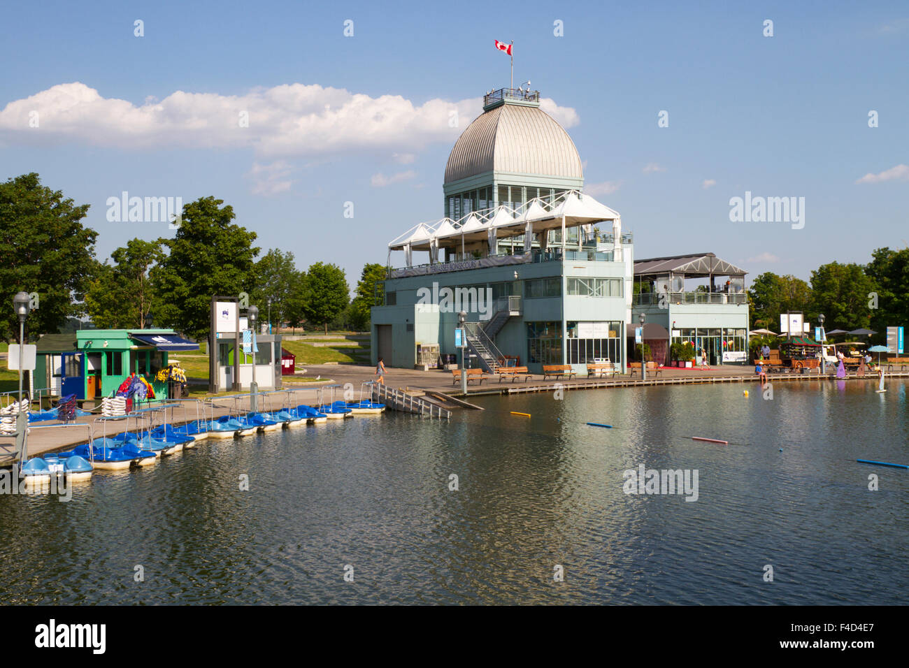 Canada, Montreal, Old Port along Saint Lawrence River, Parc du Bassin ...