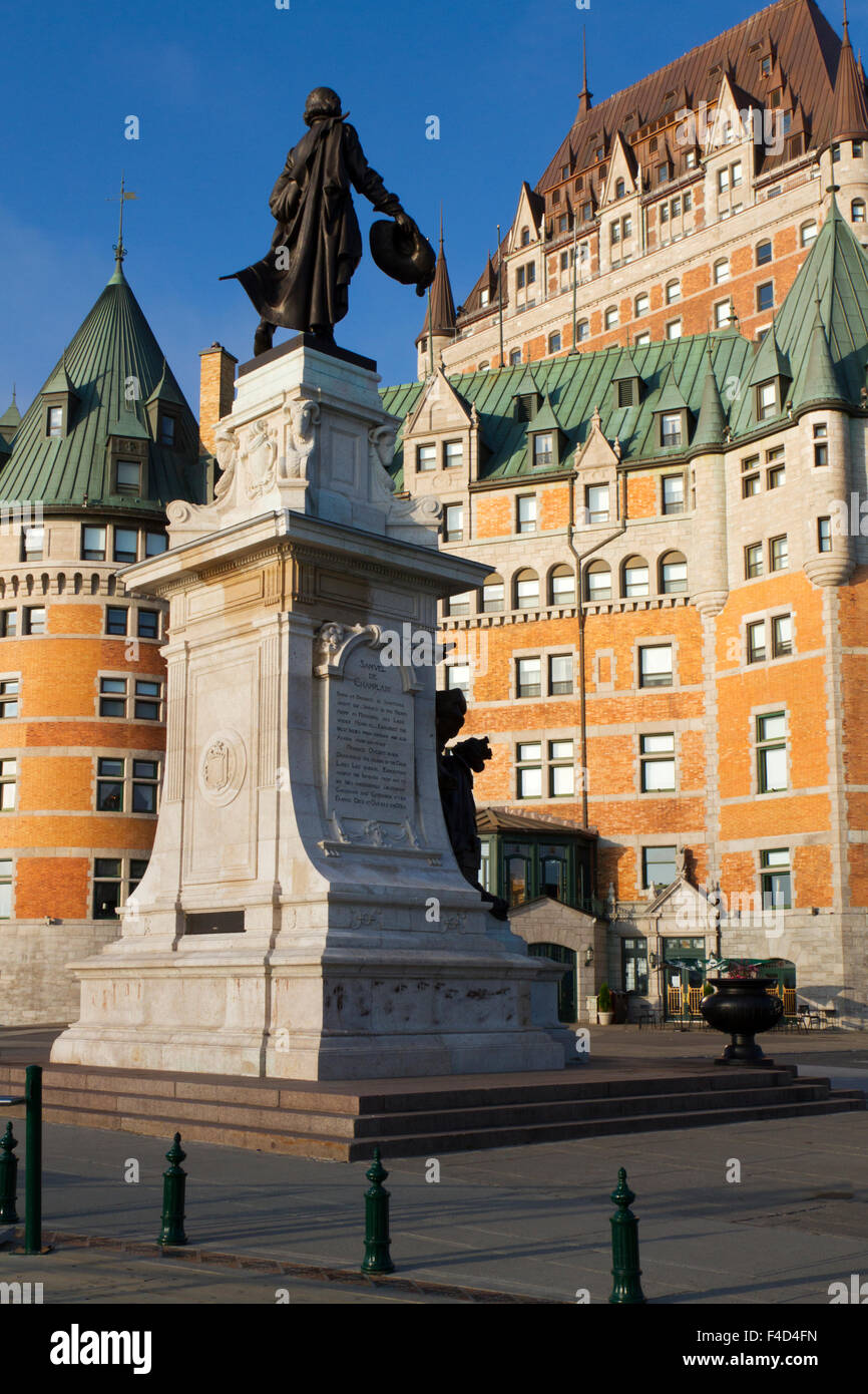 Canada, Quebec, Quebec City, Fairmont Le Chateau Frontenac hotel, 1893 ...