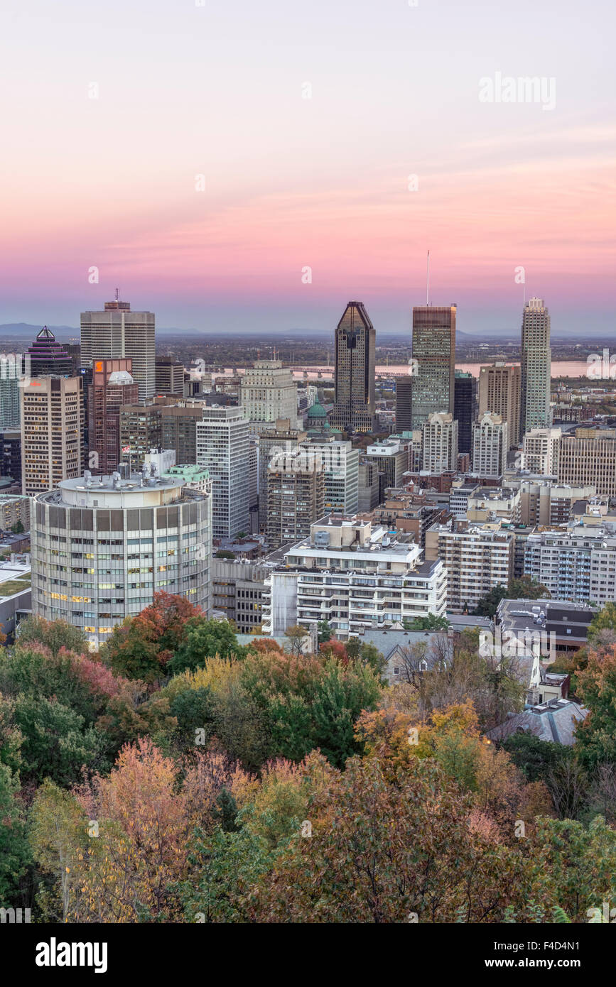 Canada, Quebec, Montreal, Sunset on Mount Royal (Large format sizes ...