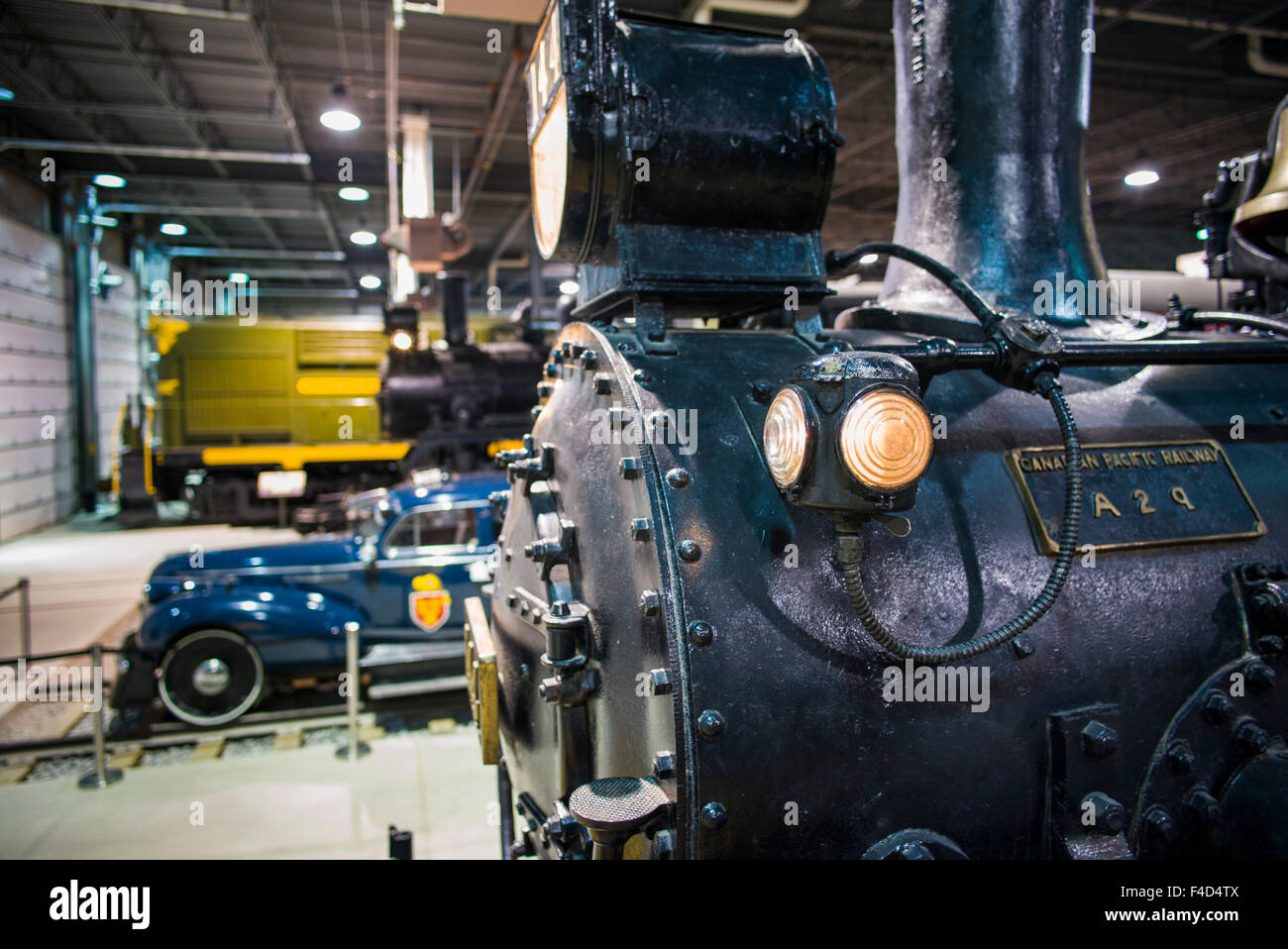 Canada, Montreal, Canadian Railway Museum, Exporail, steam locomotive ...