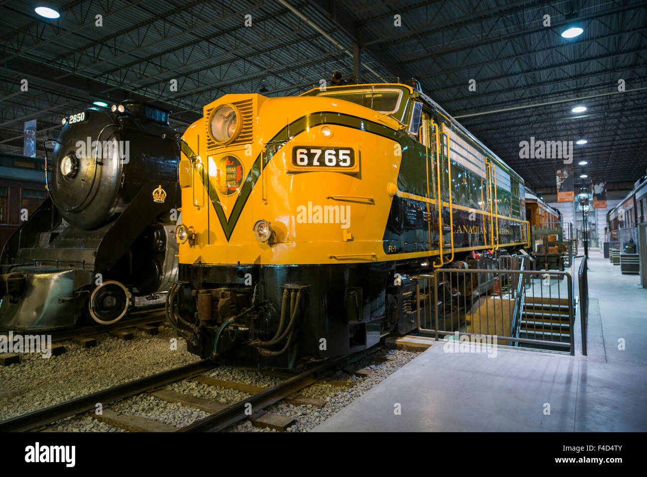 Canada, Montreal, Canadian Railway Museum, Exporail, diesel-electric ...