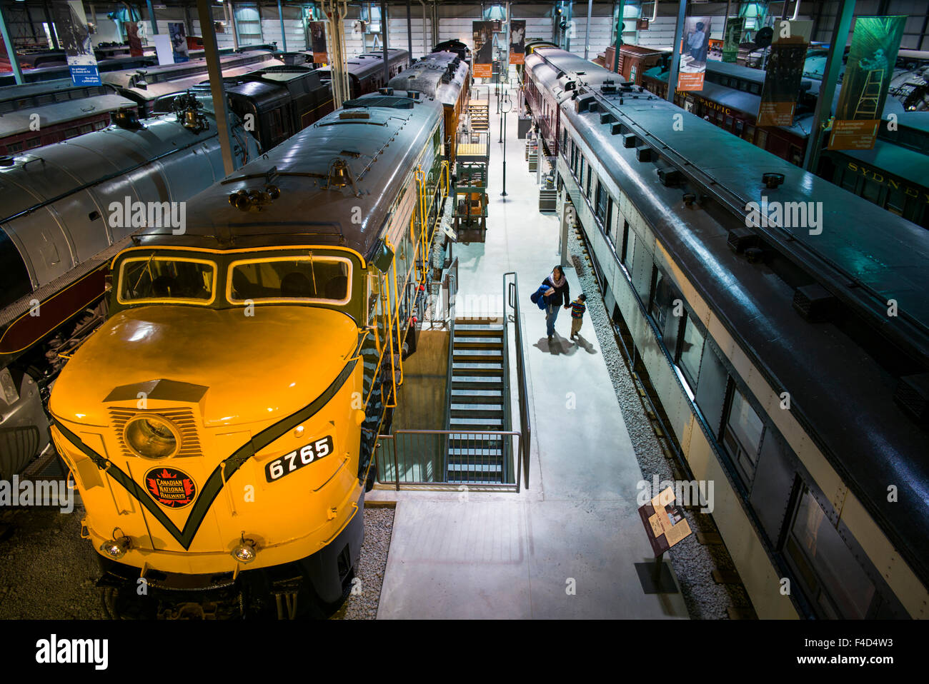 Canada, Montreal, Canadian Railway Museum, Exporail, diesel-electric ...