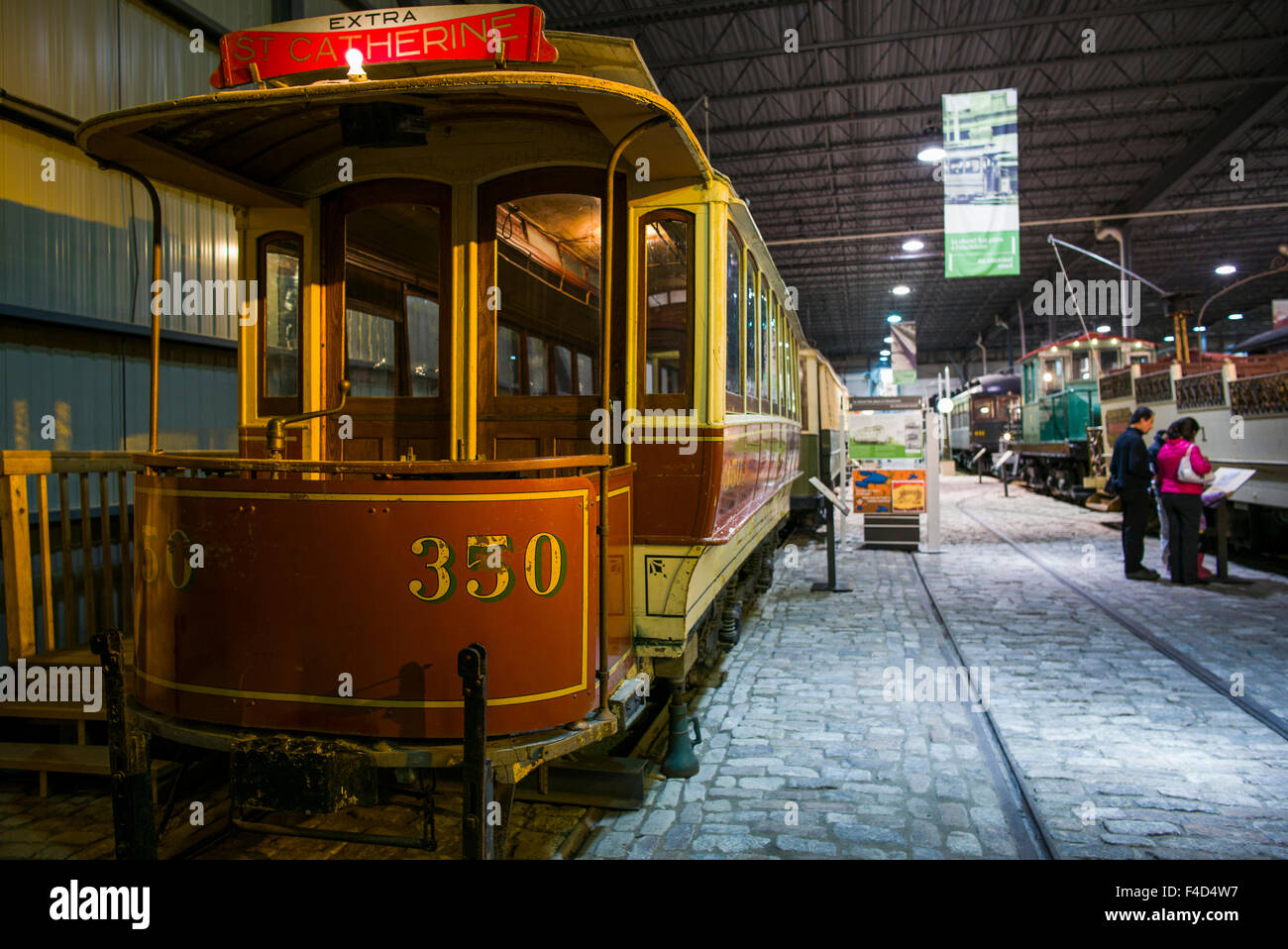 Canada, Montreal, Canadian Railway Museum, Exporail, Montreal streetcar ...