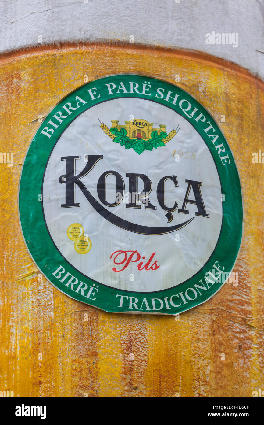 Albania, Korca, Birra Korca Brewery, most popular beer in Albania, very ...