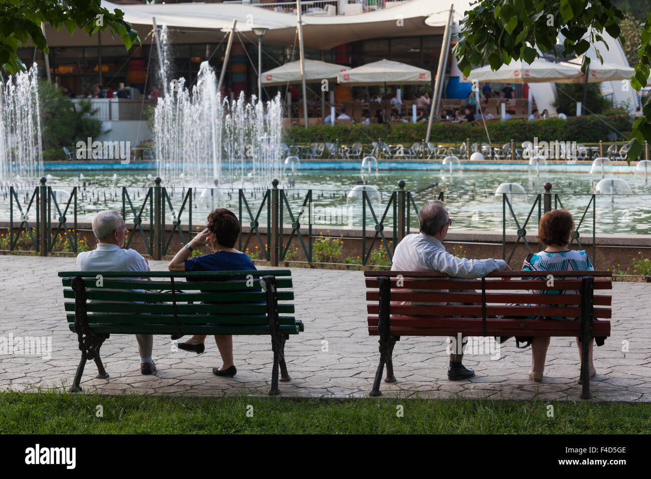 Albania, Tirana, Rinia Park and fountains Stock Photo - Alamy Albania, Tirana, Rinia Park and fountains Stock Photo - Alamy