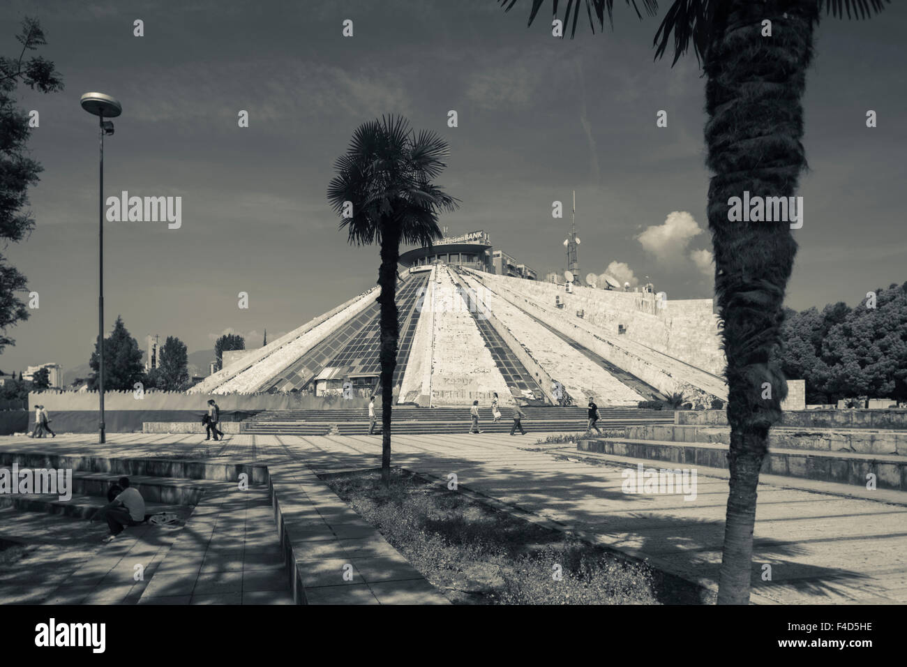 Albania, Tirana, The Pyramid, former tomb of Communist leader Enver ...