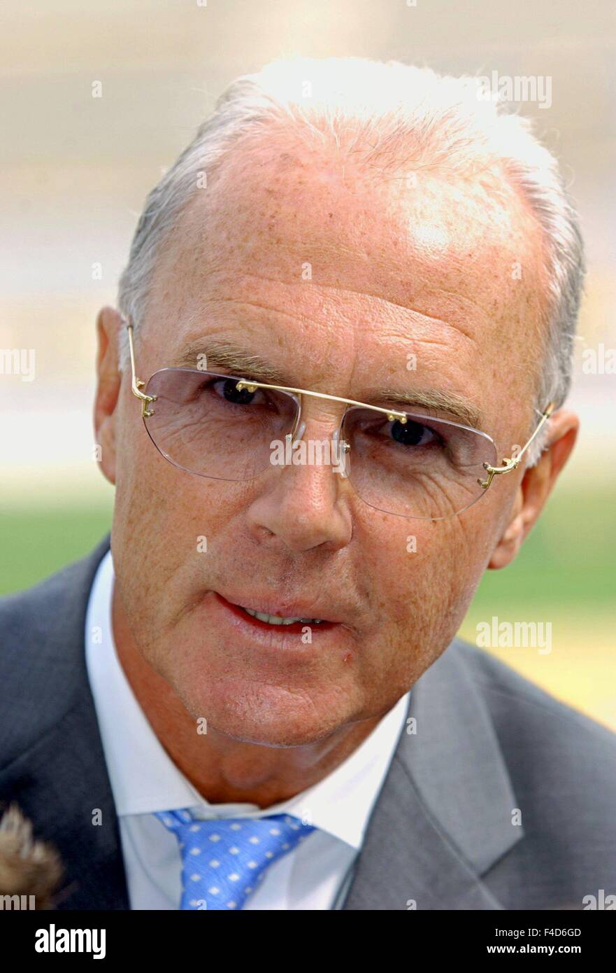 Cologne, Germany. 1st Sep, 2003. (dpa) - German soccer legend Franz ...