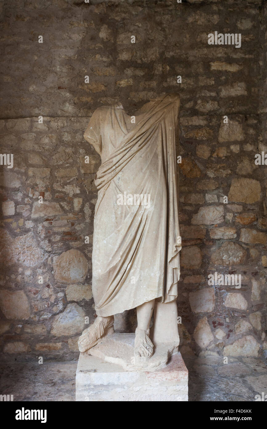 Albania, Albanian Riviera, Butrint, ruins of 6th century Greek city ...