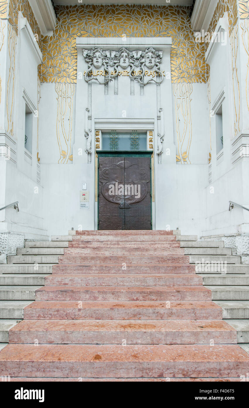 Austria, Vienna, Secession Hall Entrance (Wiener Secessionsgebaude ...
