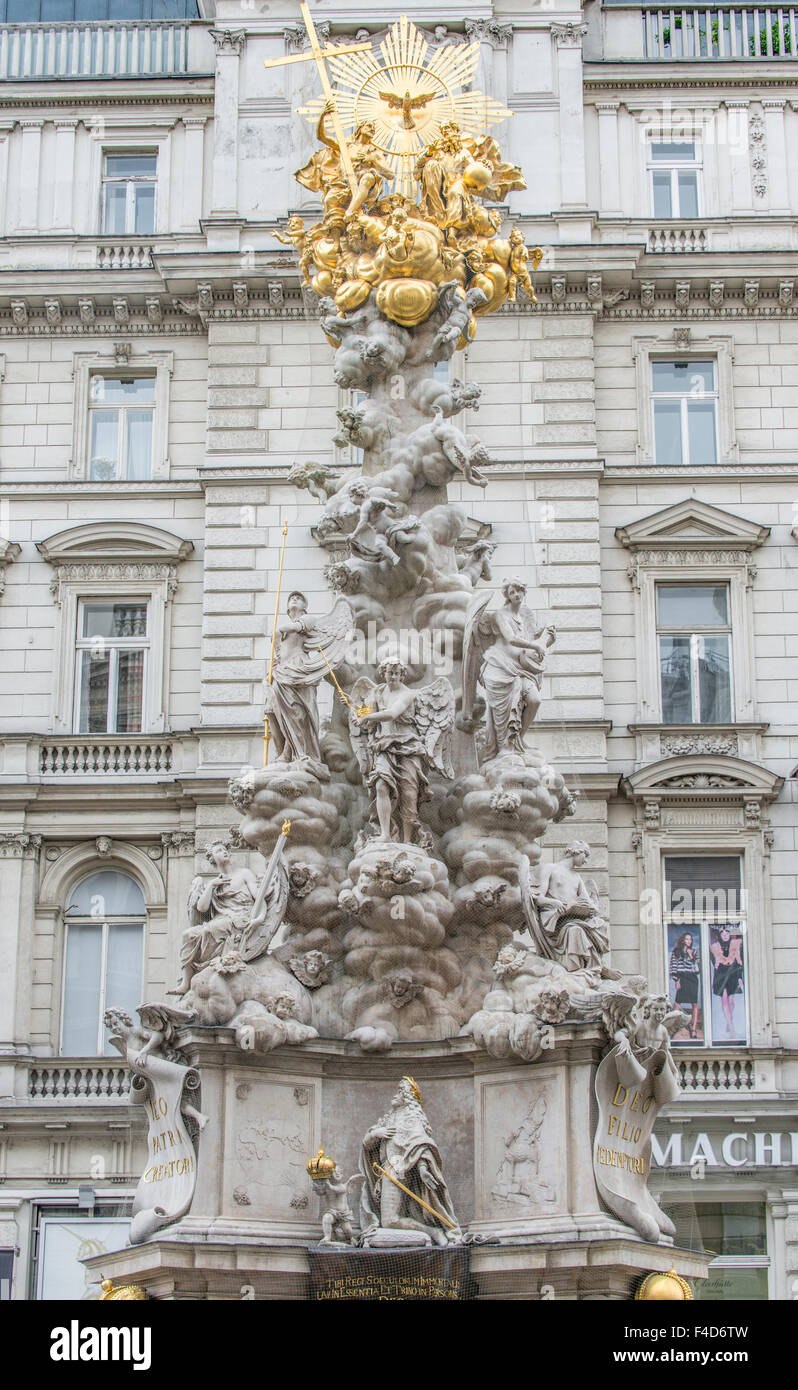 Europe, Austria, Vienna, Plague Statue (Large format sizes available ...