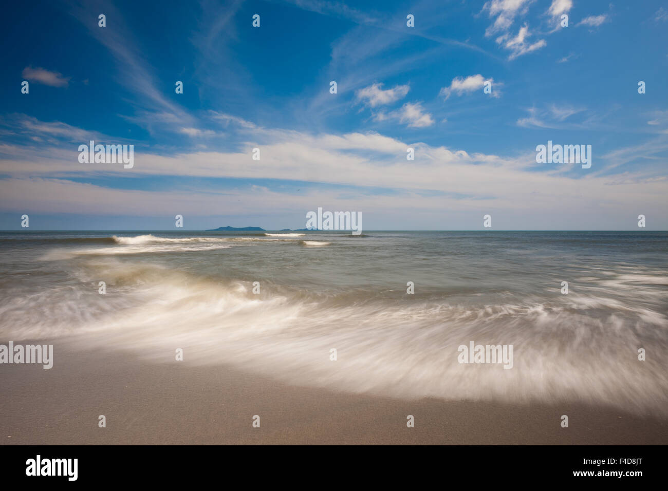 Beach at Punta Chame, Pacific coast, Panama province, Republic of ...