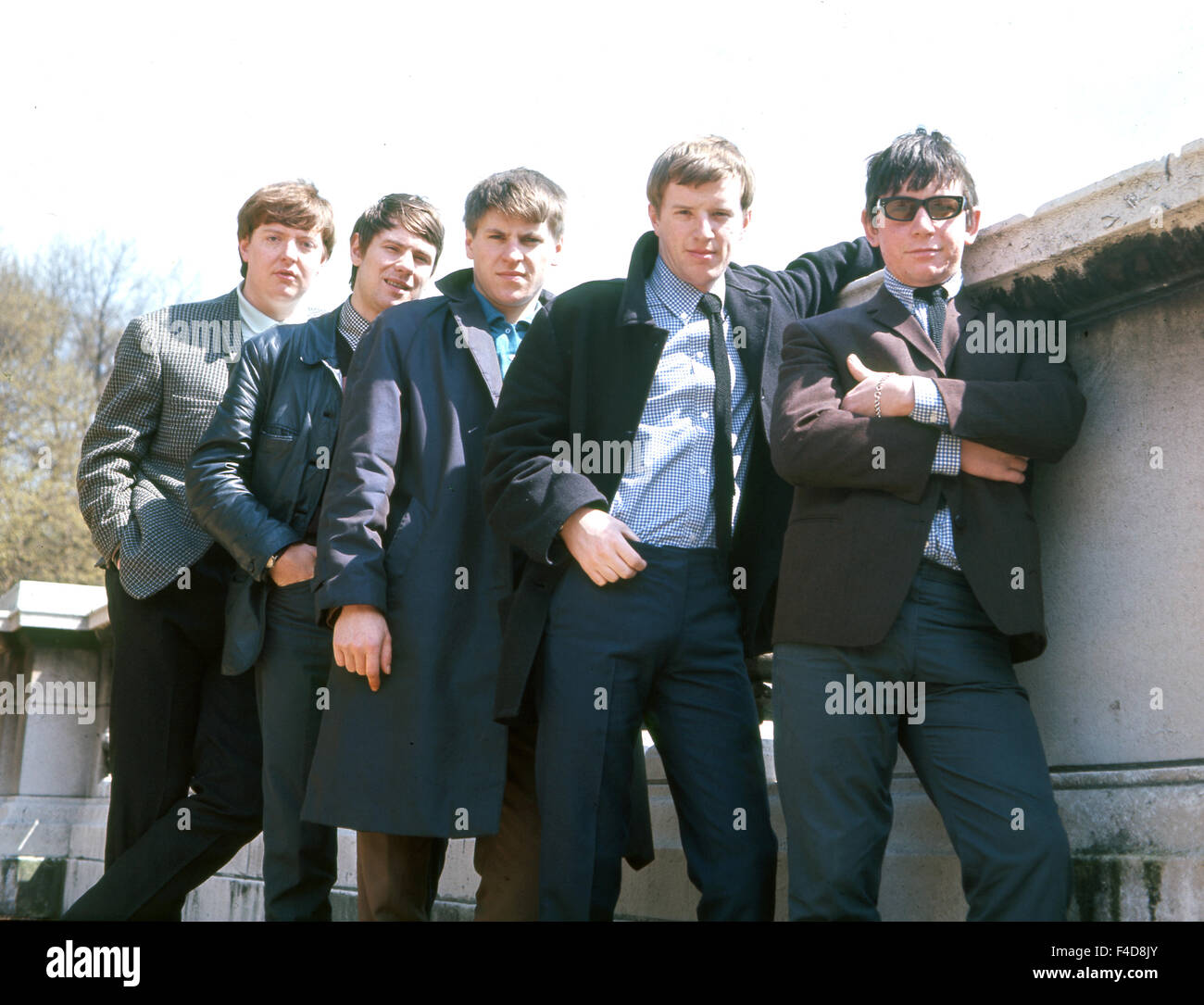 THE ANIMALS UK pop group in April 1966. From left: Chas Chandler ...