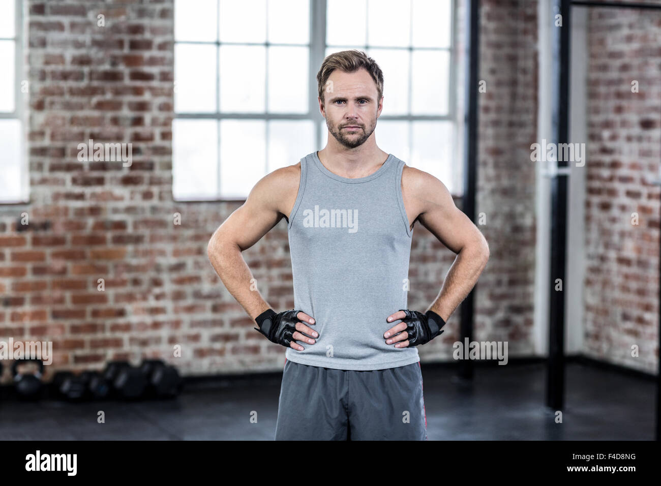 Male bodybuilder standing posing hi-res stock photography and images ...