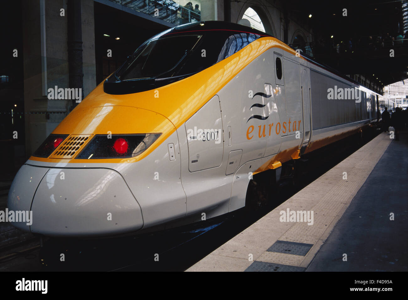 Eurostar TGV at the Care du Nord, Paris, France. (Large format sizes ...