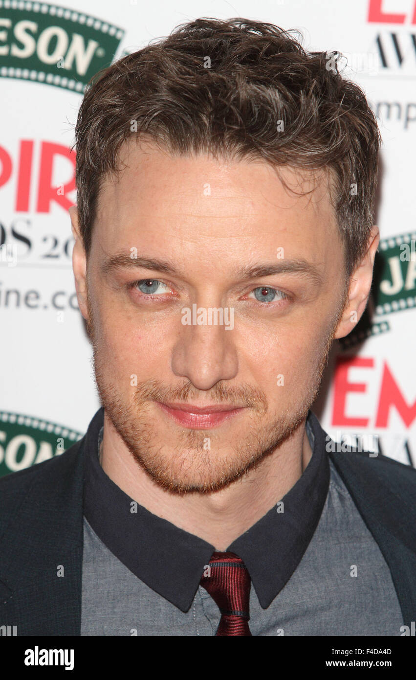 London. UK. James McAvoy at the Jamesons Empire Film Awards at the ...