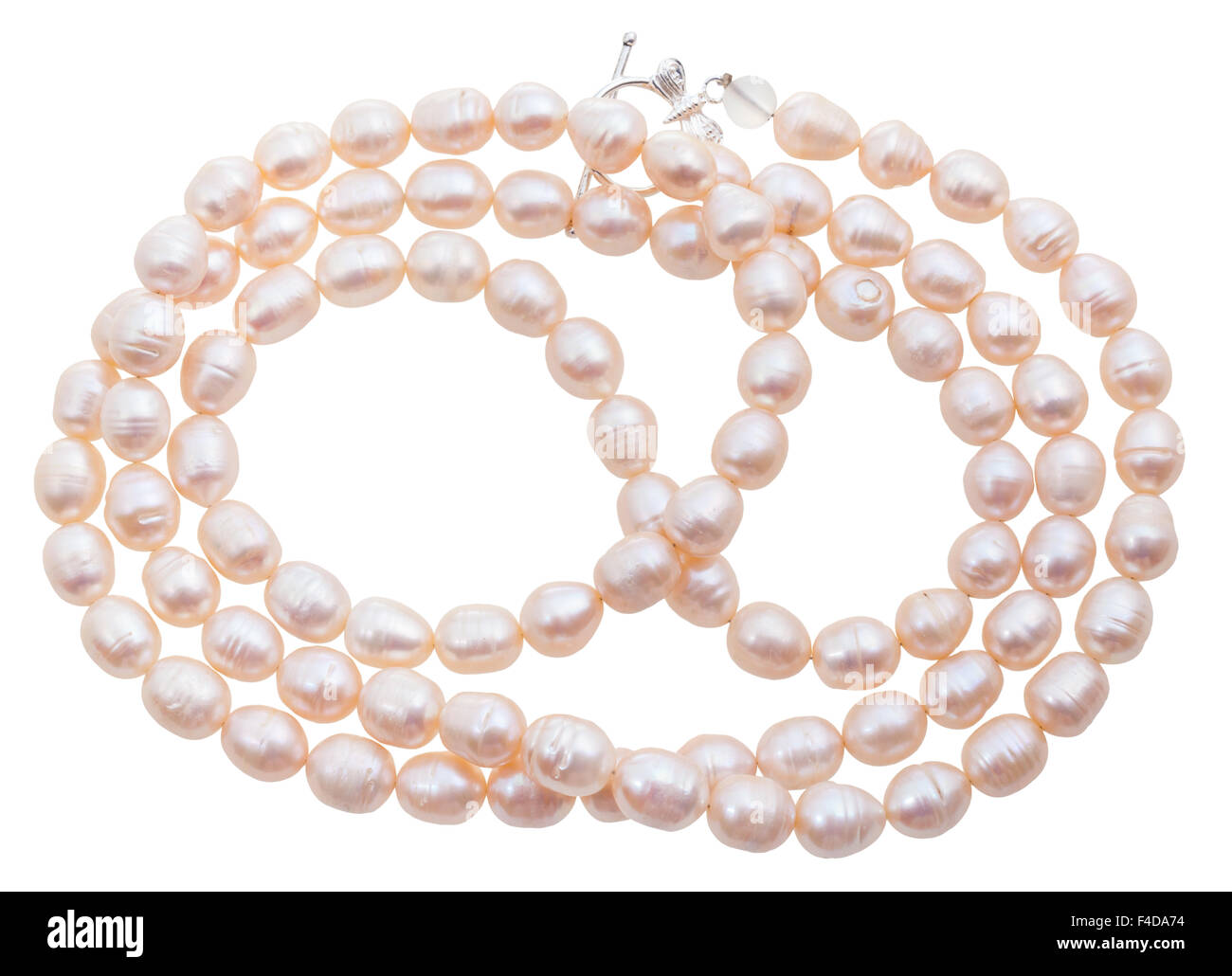 Pink pearls isolated hi-res stock photography and images - Alamy