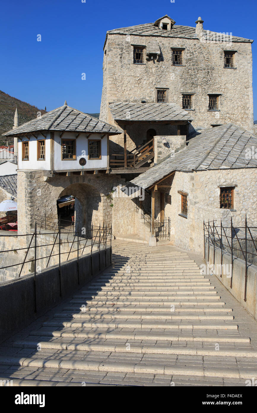 The Old Bridge (Stari Most) in Mostar, Bosnia-Herzegovina Stock Photo ...