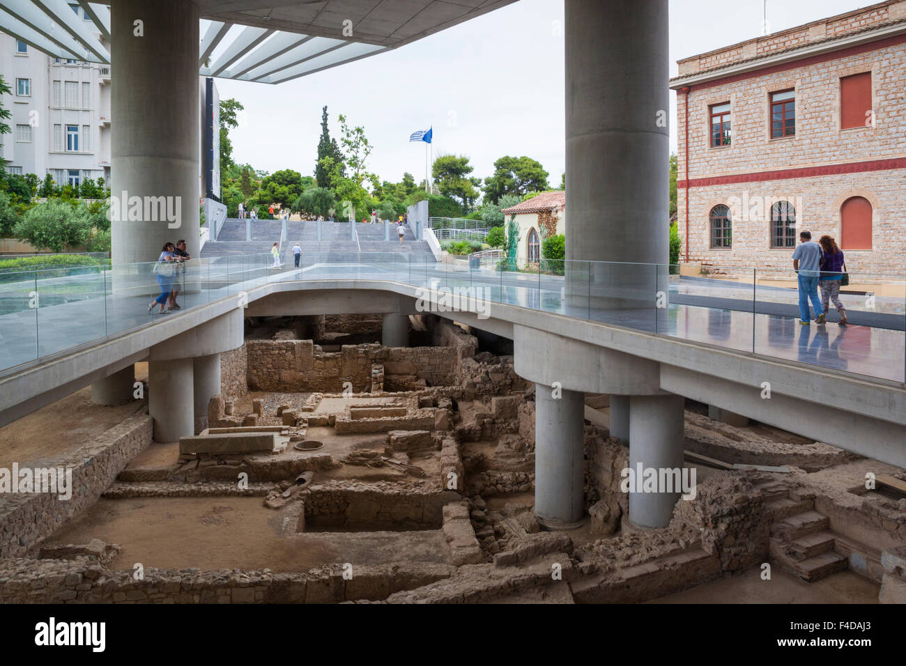 Central Greece, Athens, the New Acropolis Museum, exterior Stock Photo ...
