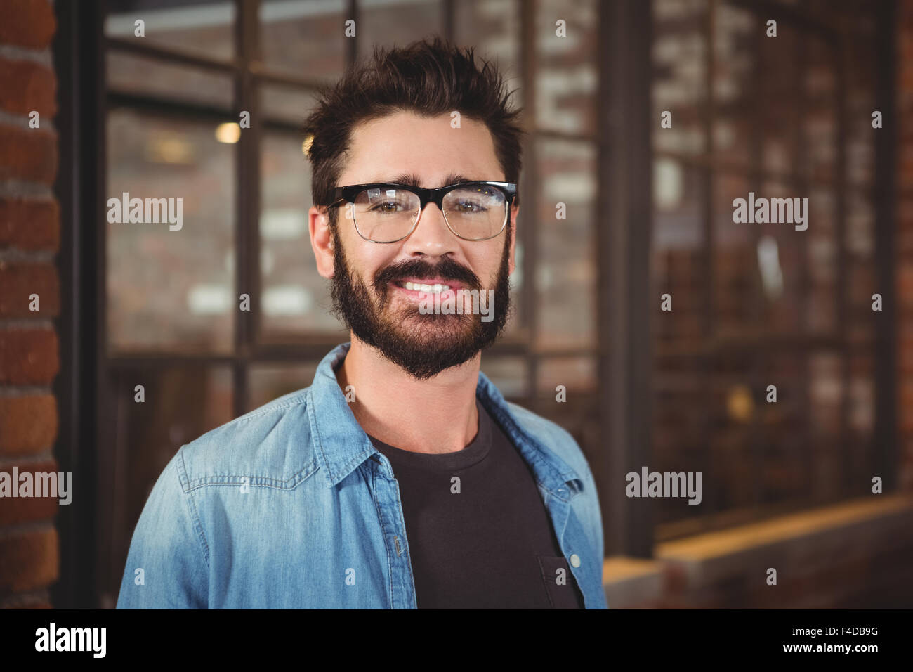 Portrait smiling man reading hi-res stock photography and images - Alamy