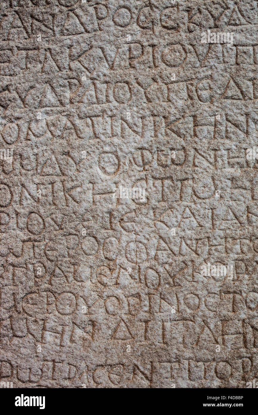 Greece, Central Macedonia, Thessaloniki, Archeological Museum, stone ...