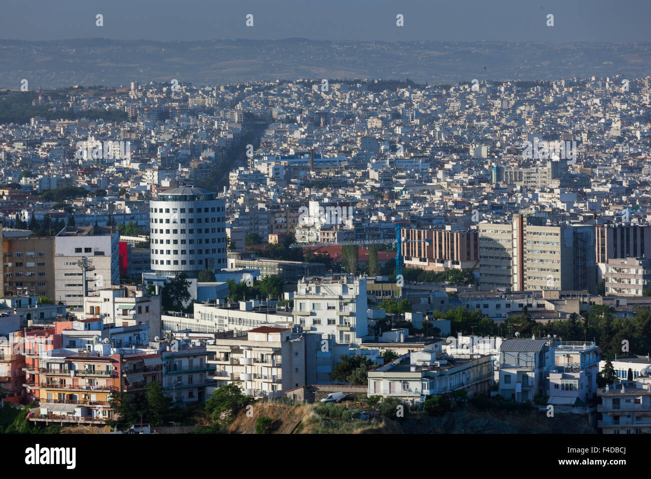 Greece, Central Macedonia, Thessaloniki, elevated city view from the Upper Town Stock Photo - Alamy