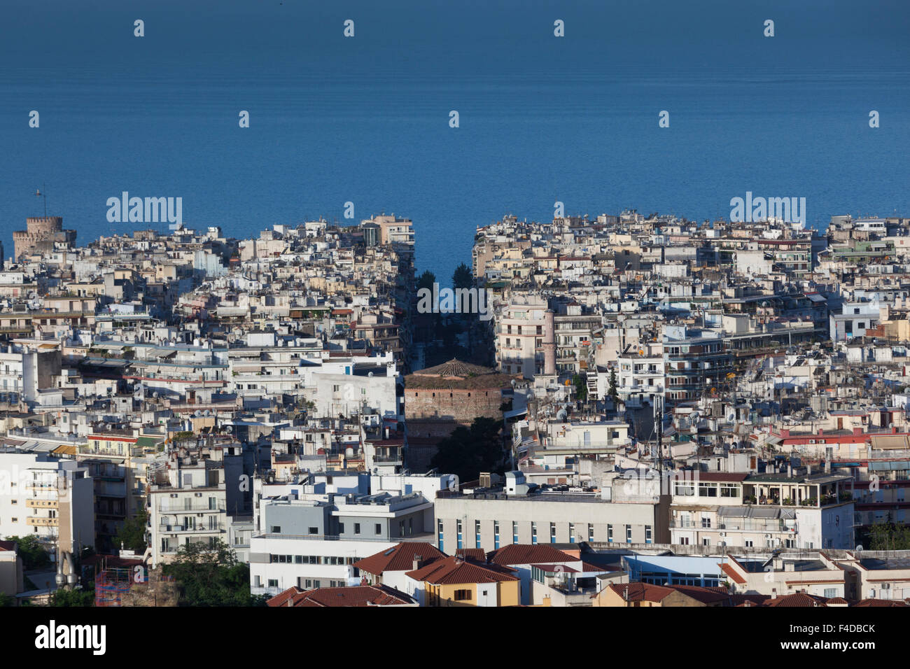 Greece, Central Macedonia, Thessaloniki, elevated city view from the Upper Town Stock Photo - Alamy